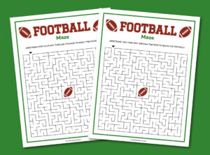 Football maze - Fun All Year Round