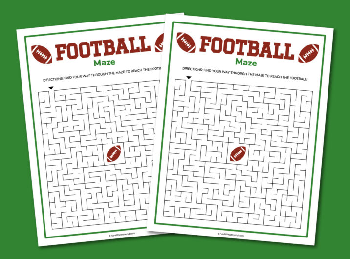 Football maze - Fun All Year Round