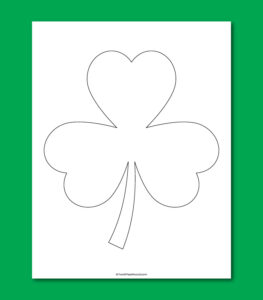 Shamrock template - Fun All Year Round
