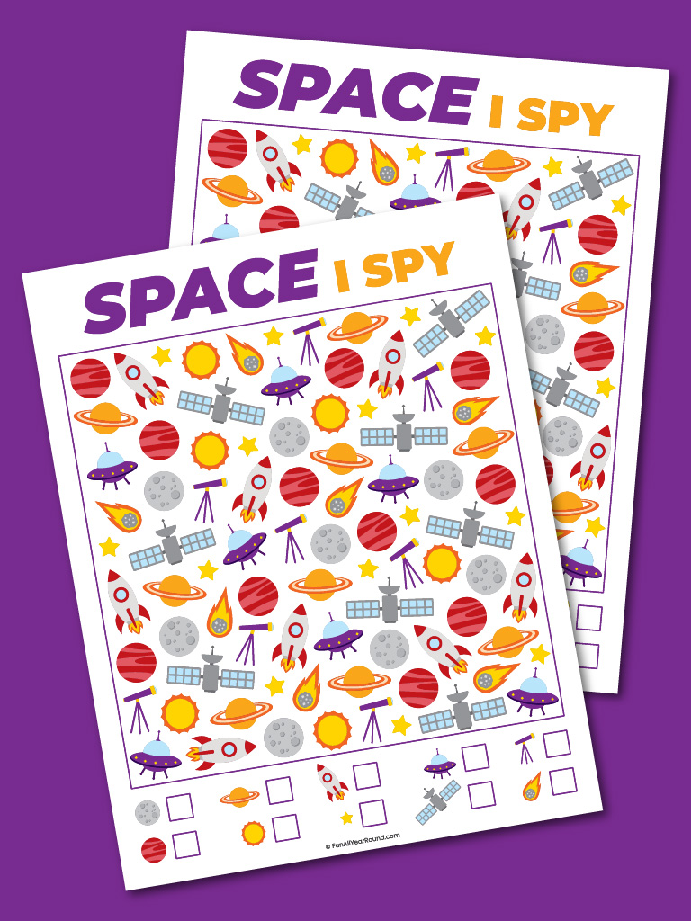Space I spy - Fun All Year Round
