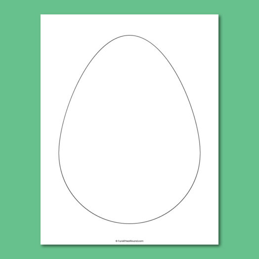 Egg template - Fun All Year Round