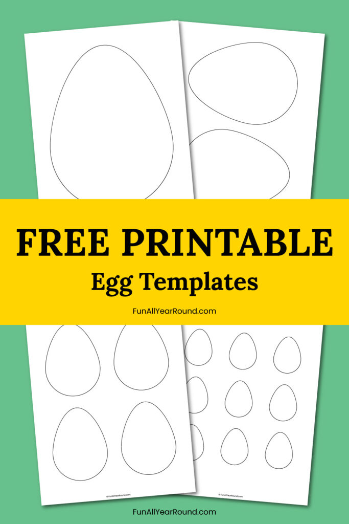Egg template - Fun All Year Round