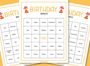 Birthday bingo - Fun All Year Round