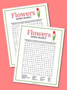 Spring word search - Fun All Year Round