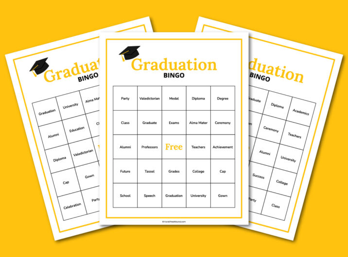 Graduation bingo - Fun All Year Round