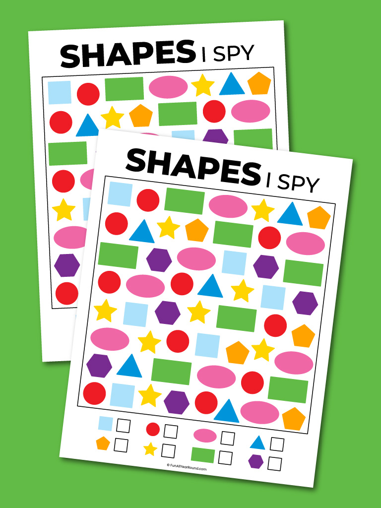 Shapes I spy - Fun All Year Round