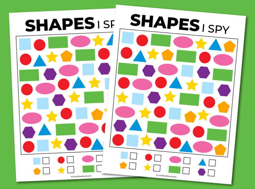 Shapes I spy - Fun All Year Round