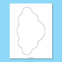 Cloud template - Fun All Year Round