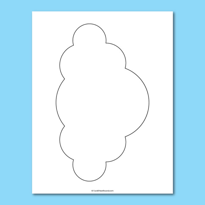 Cloud template - Fun All Year Round