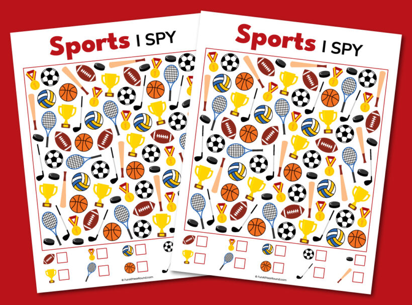 Sports I spy - Fun All Year Round