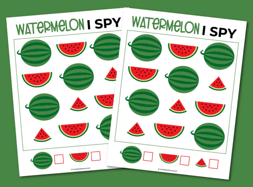 Watermelon I spy - Fun All Year Round