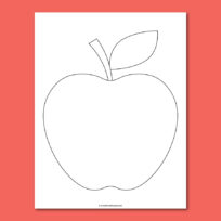 Apple template - Fun All Year Round