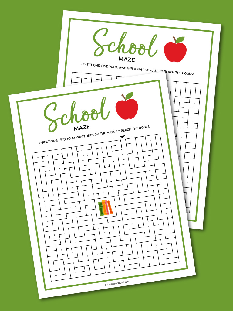 School maze - Fun All Year Round