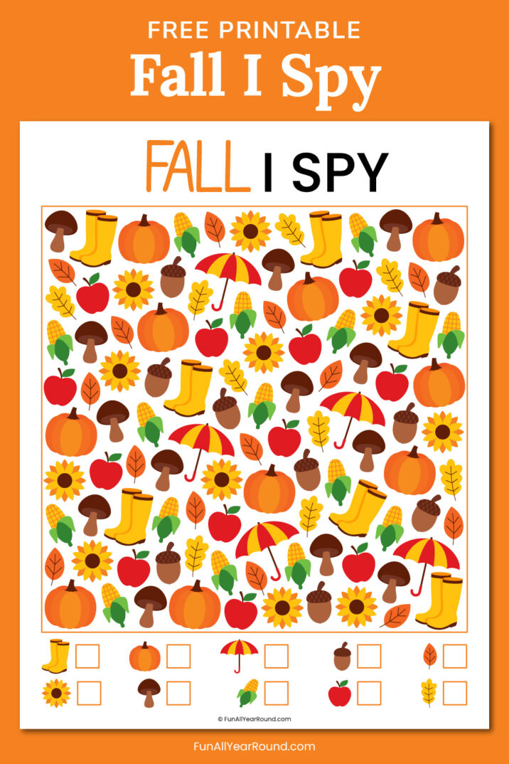 Fall I Spy - Fun All Year Round
