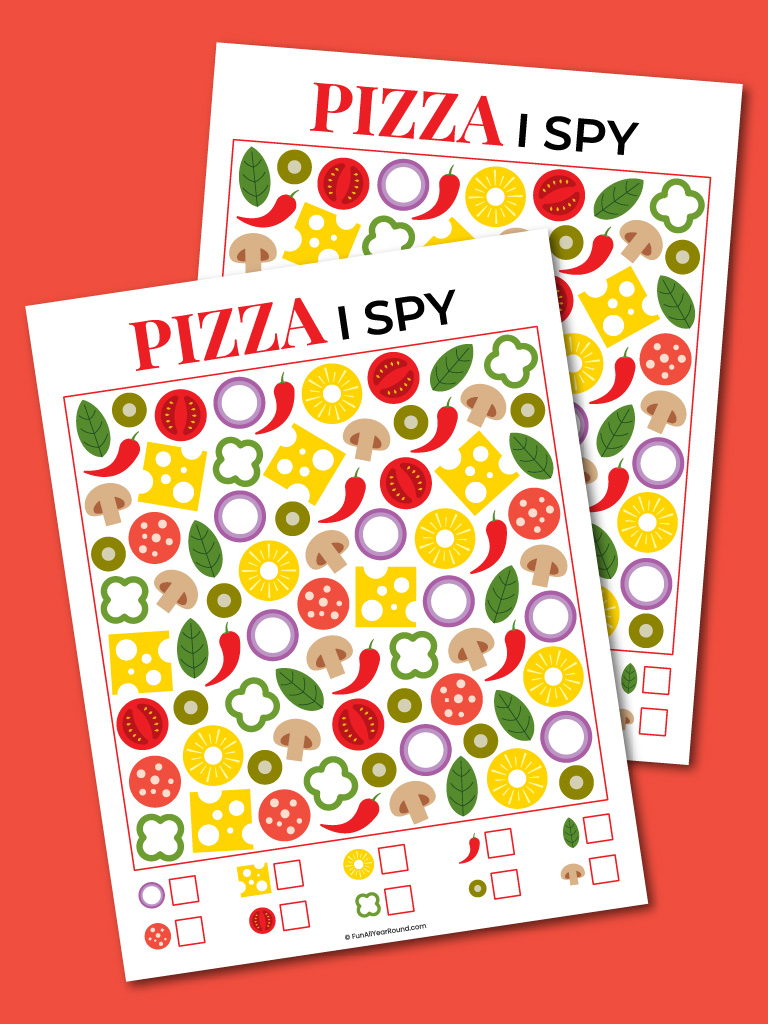 Pizza I spy - Fun All Year Round