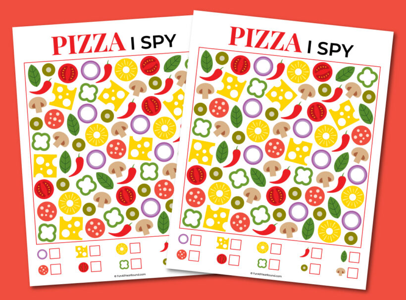 Pizza I spy - Fun All Year Round