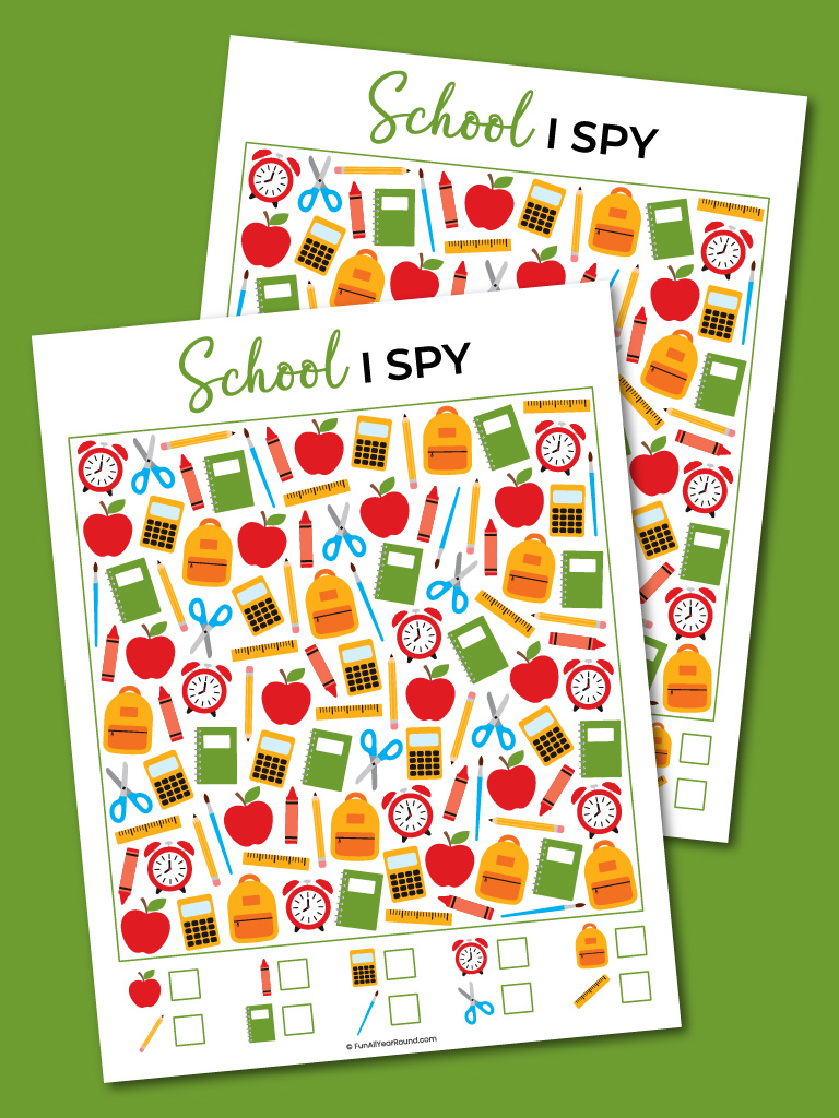 School I spy - Fun All Year Round
