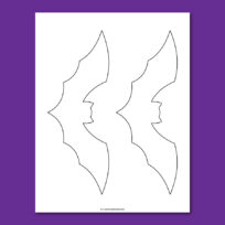 Bat template - Fun All Year Round