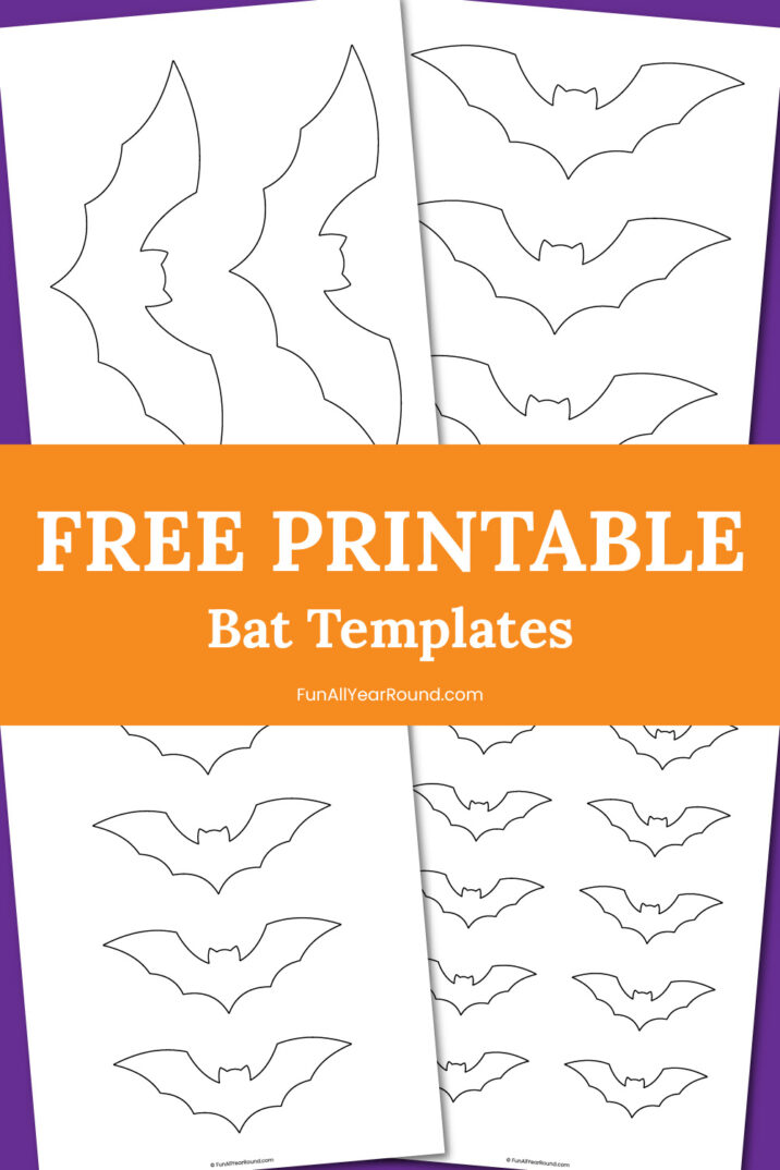 Bat template - Fun All Year Round