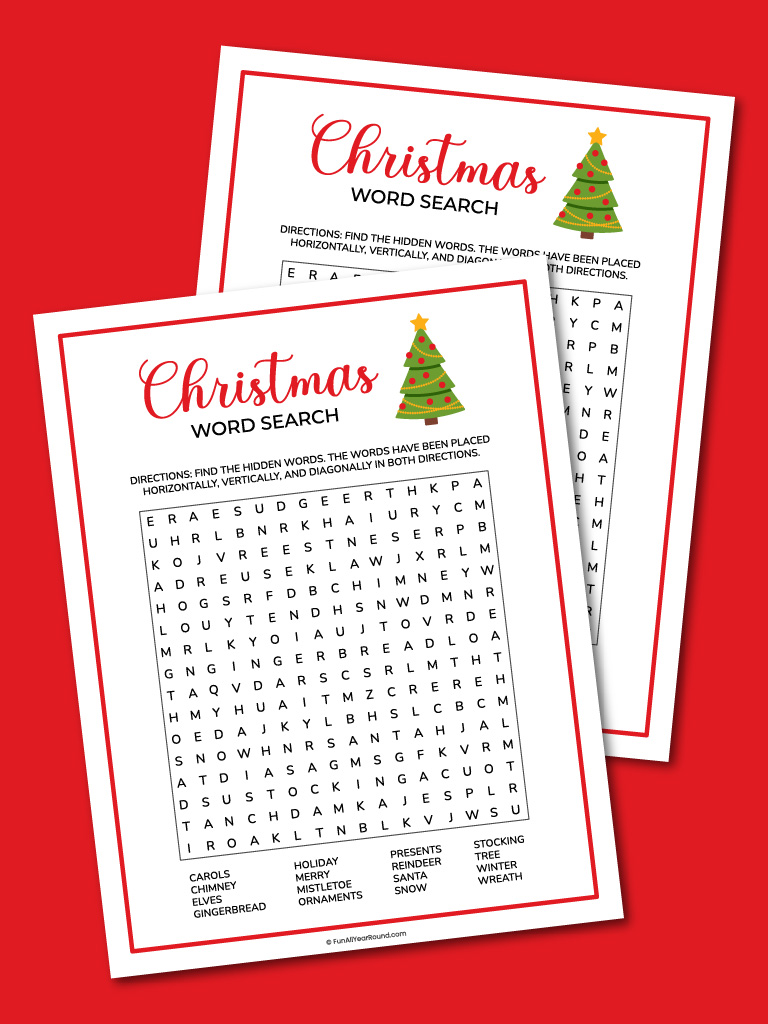 Christmas word search - Fun All Year Round