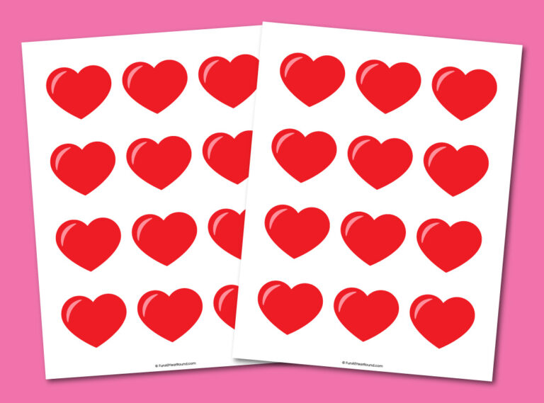 Heart cupcake toppers - Fun All Year Round