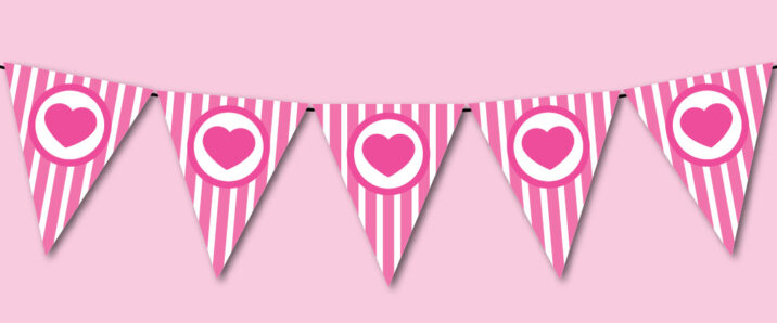 Valentine's Day bunting - Fun All Year Round