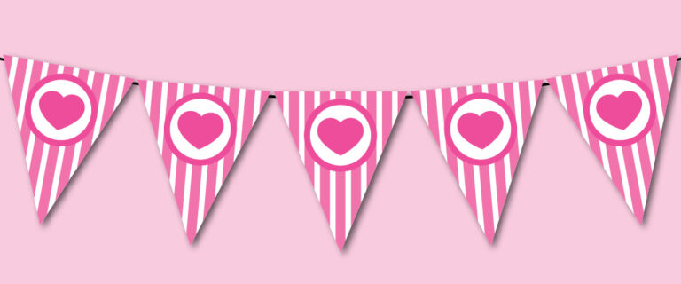 Valentine's Day bunting - Fun All Year Round