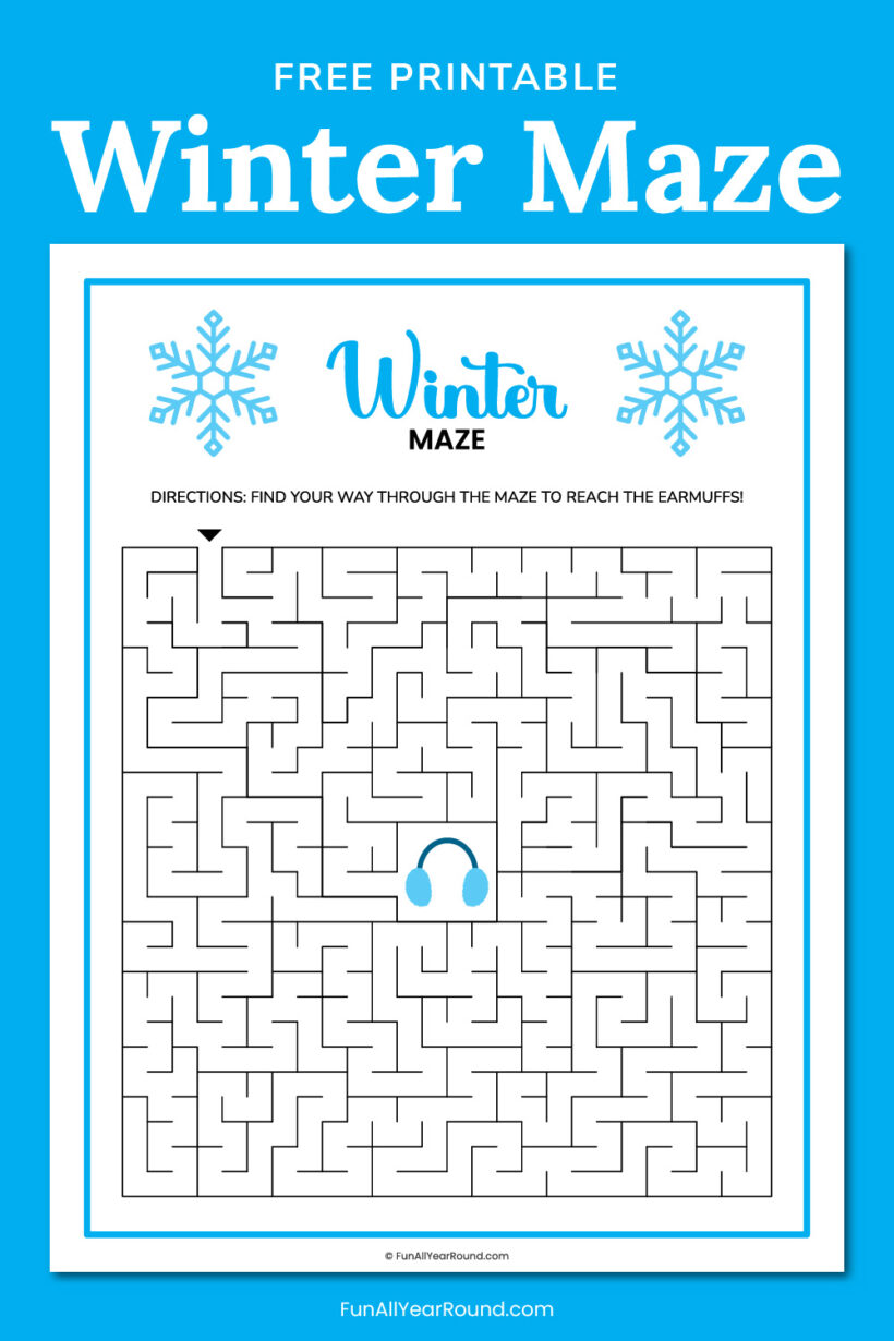 Winter maze - Fun All Year Round