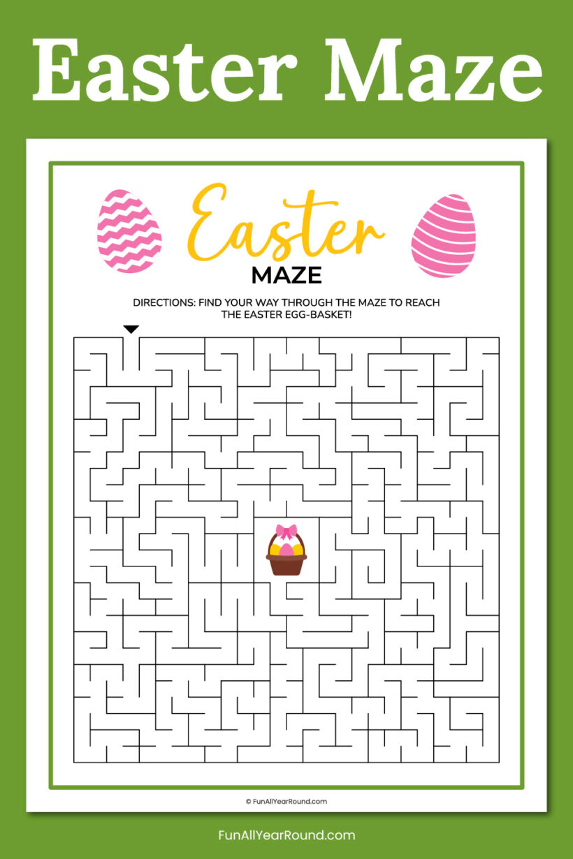 Easter maze - Fun All Year Round