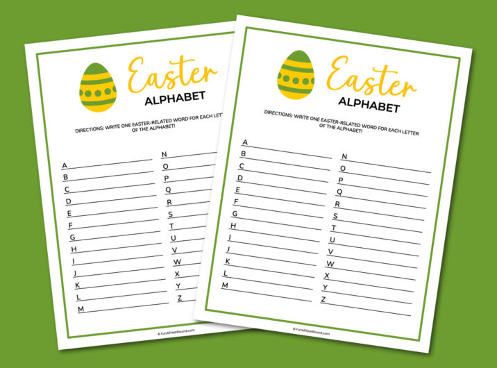 Easter alphabet - Fun All Year Round