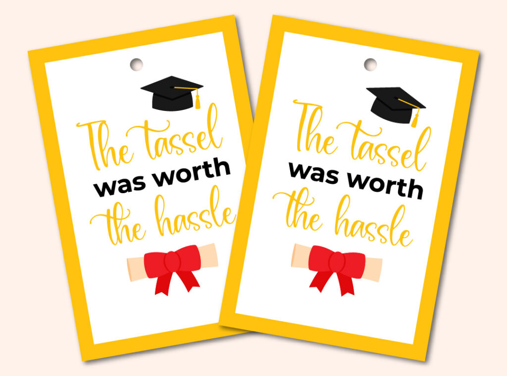 Graduation gift tags - Fun All Year Round