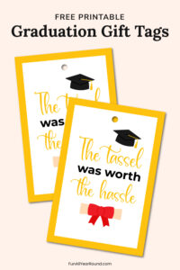 Graduation gift tags - Fun All Year Round
