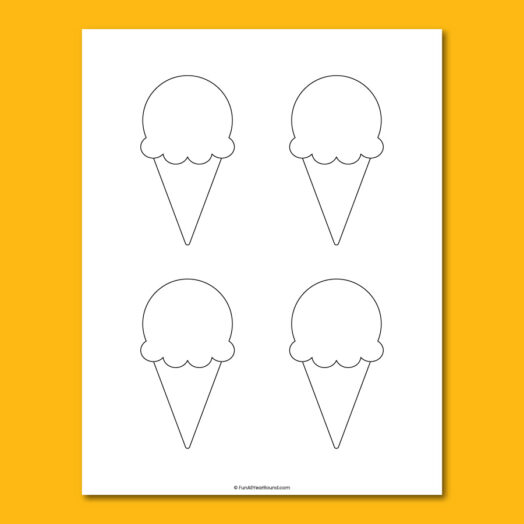 Ice cream templates - Fun All Year Round
