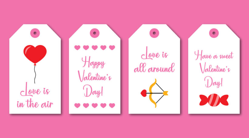 Valentine's Day gift tags - Fun All Year Round